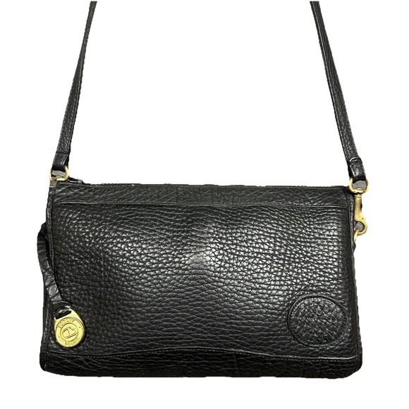 Dooney & Bourke | Bags | Vtg 98s Dooney Bourke Crossbody Bag Black ...